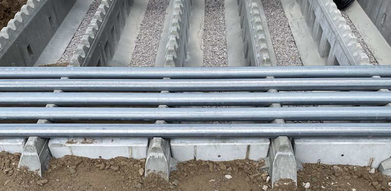 Ferister med betongfundament til Trafikverket i Sverige, Väg 25.